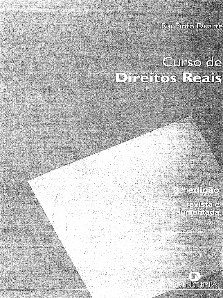 Rui Pinto Duarte - Curso de Direitos Reais, 3 | PDF