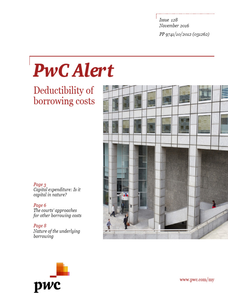 Deductibility of Borrowing Costs | PDF