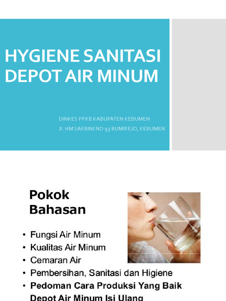 Hygiene Sanitasi Damiu | PDF