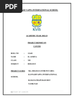 Biology Class 12 Investigatory Project-Types of Cancer | PDF | Cancer ...