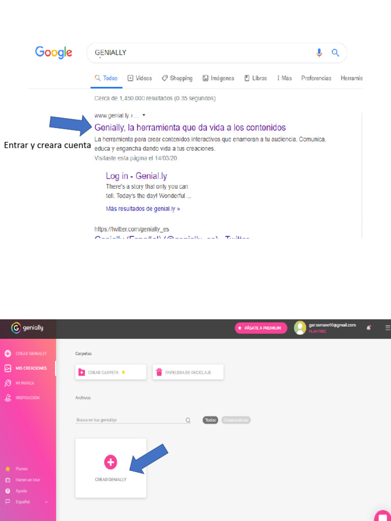 Uso de Genially | PDF