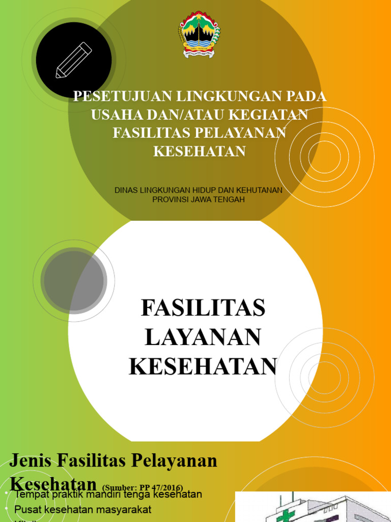 PERSETUJUAN LINGKUNGAN - Fasyankes-Edit | PDF