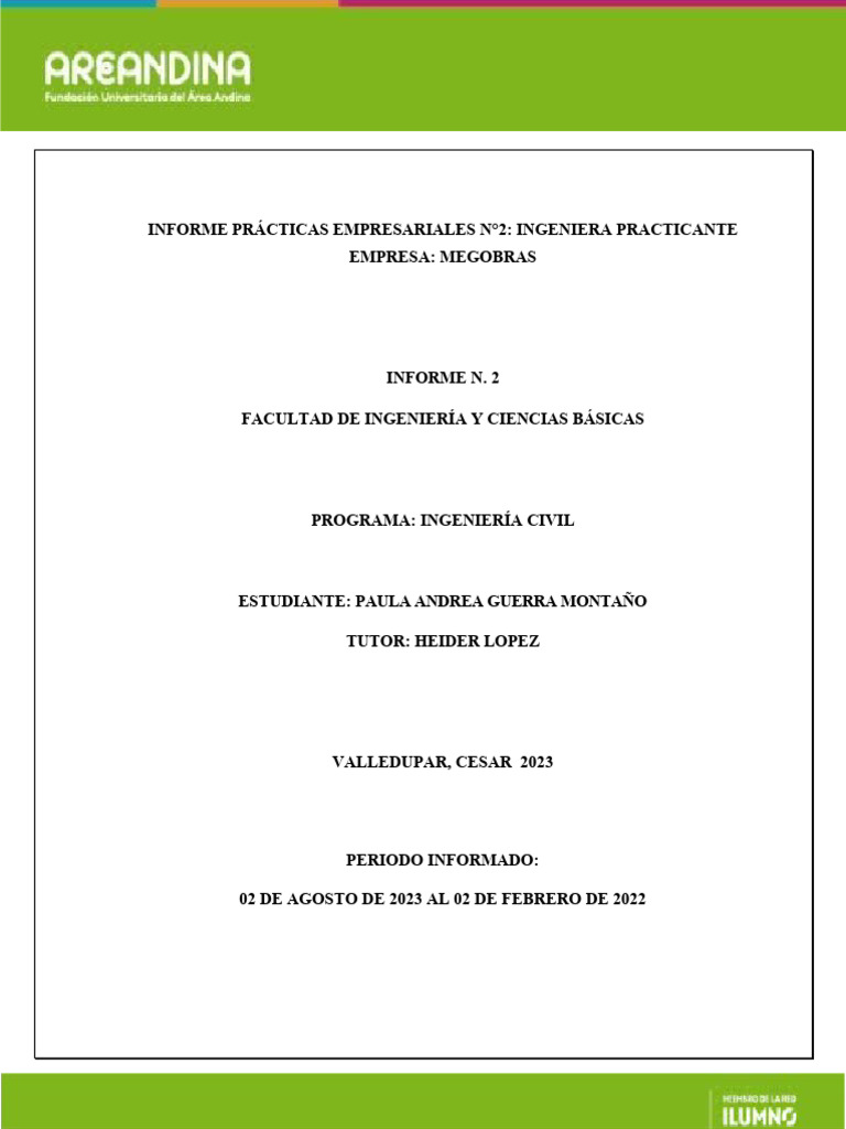 Informe Pract 2 | PDF