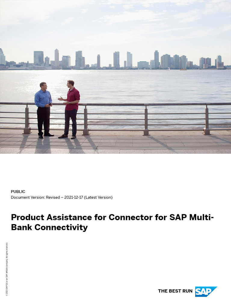 Product Assistance For Connector For SAP Multi-Bank Connectivity | PDF