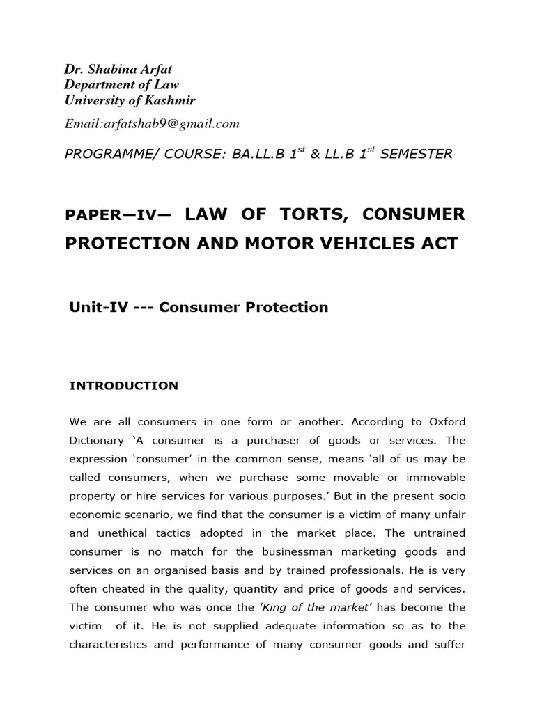 Consumer Protection | PDF | Consumer Protection | Mediation