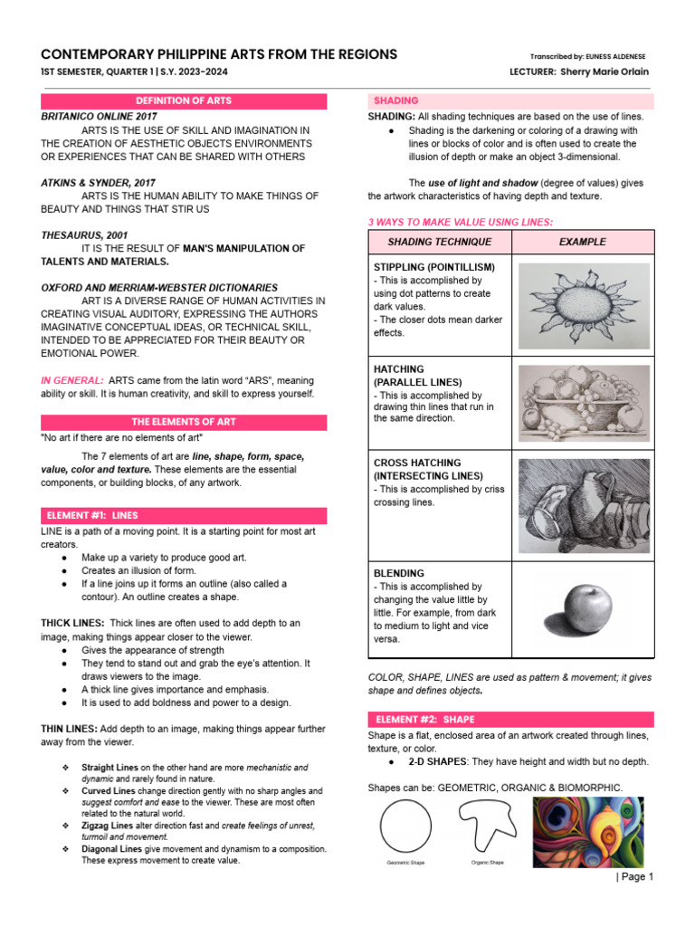 Done - 1 Cpar | PDF | Relief | Composition (Visual Arts)