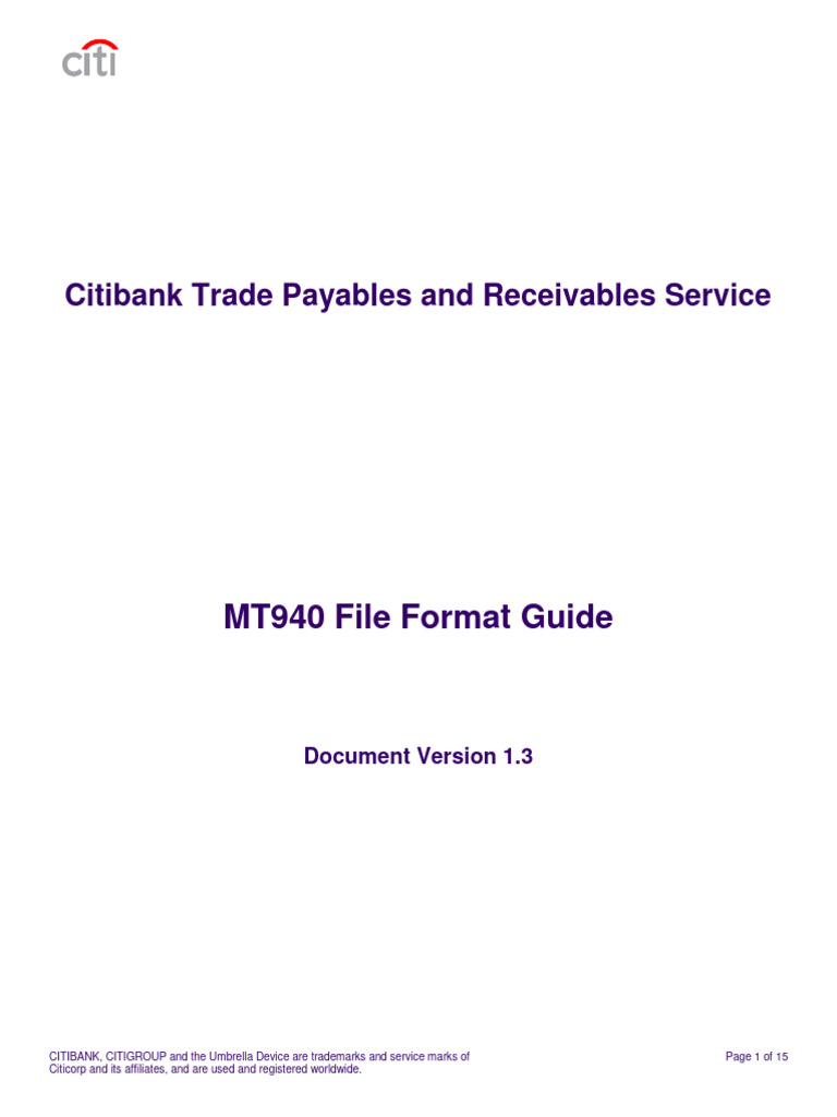 Mt940 Statement Activity Pdf