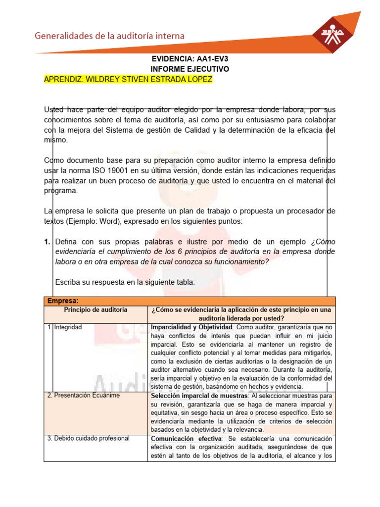 Informe Ejecutivo | PDF
