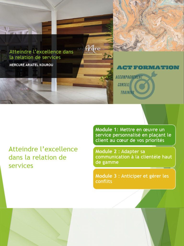 Excellence dans la relation client | PDF