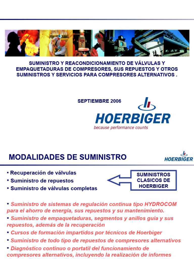 Servicios Mantenimiento Hoerbiger-Esp1006 | PDF