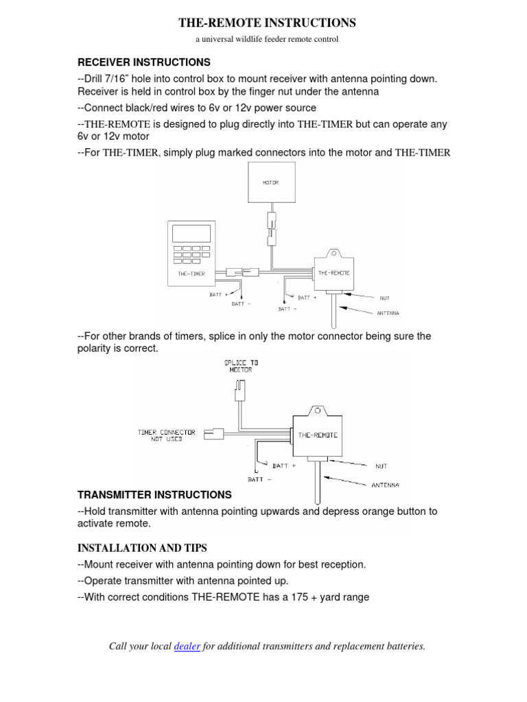 TR Instructions | PDF