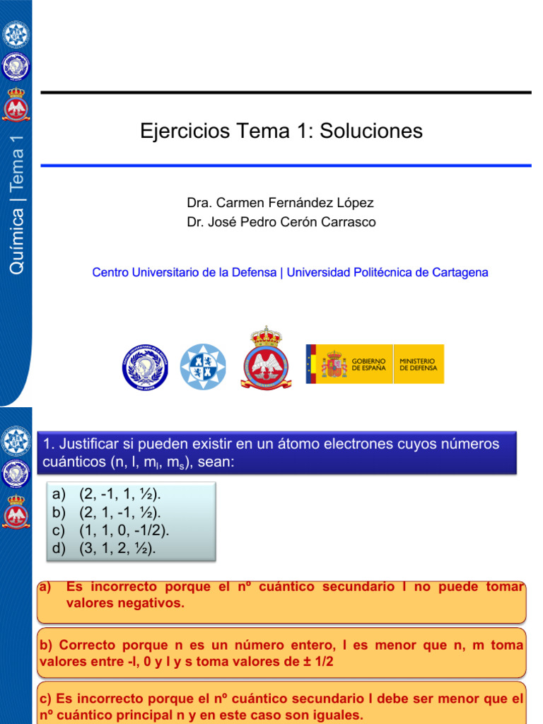 Tema 1 Ejercicios Soluciones | PDF