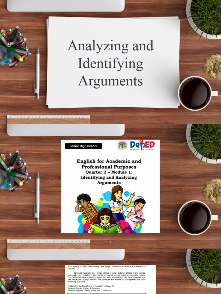Analyzing Arguments Pdf