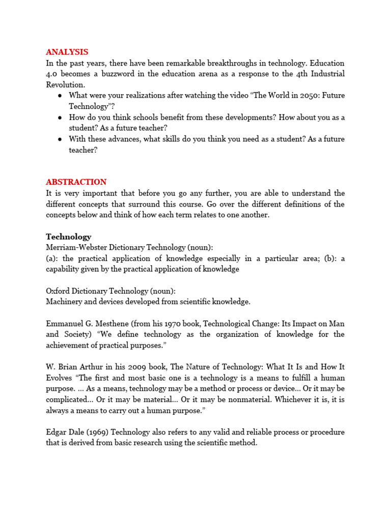 Lesson 1 Notes | PDF Lesson 1 Notes | PDF