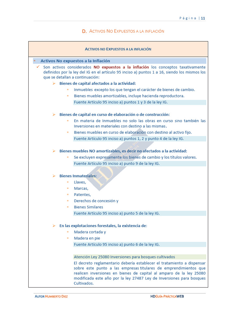 Activos No Expuestos | PDF