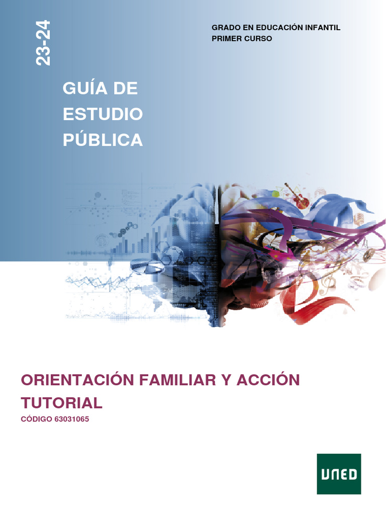 Guia - 63031065 - 2024 Orientación Familiar y Acción Tutorial | PDF