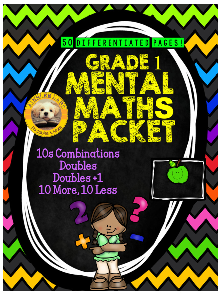 1 ST Grade Mental Math Packet | PDF