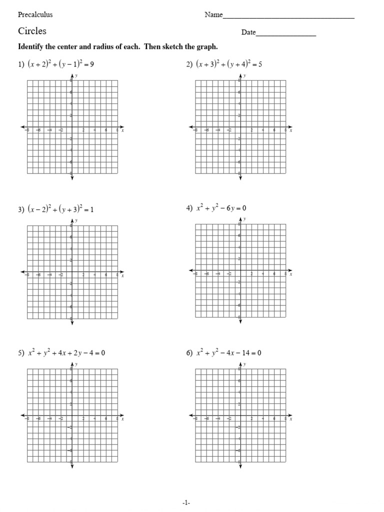 10 Circles Worksheet | PDF