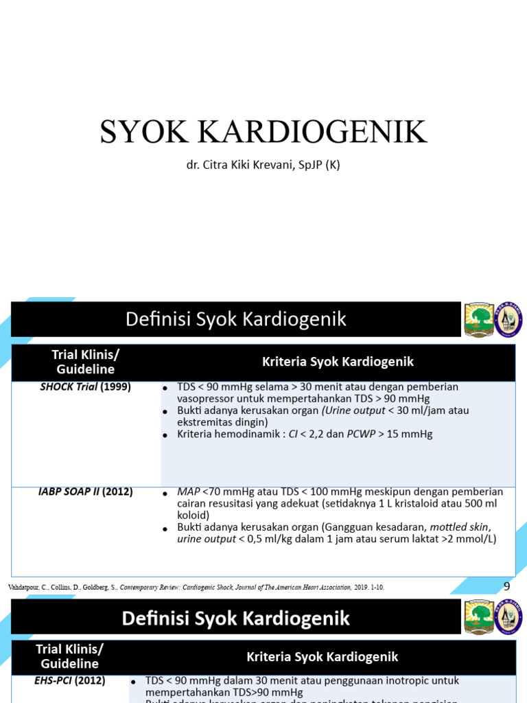 (KP 2.3.4.5) Syok Kardiogenik | PDF