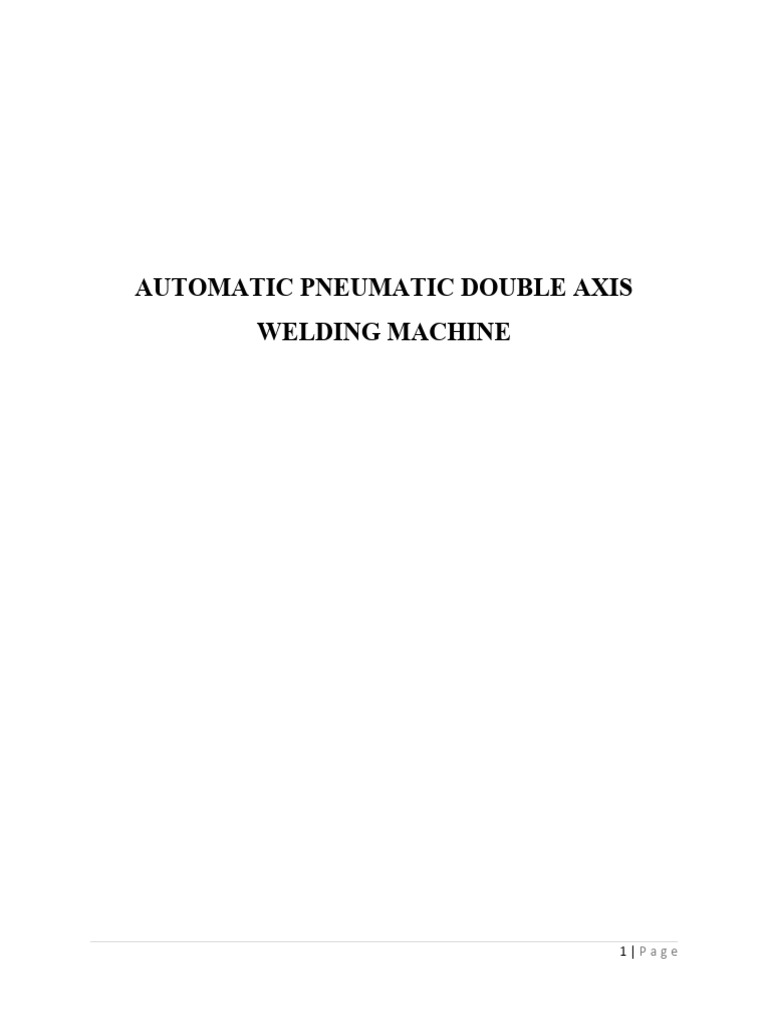 Welding Machine Project Report Final | PDF | Construction | Welding