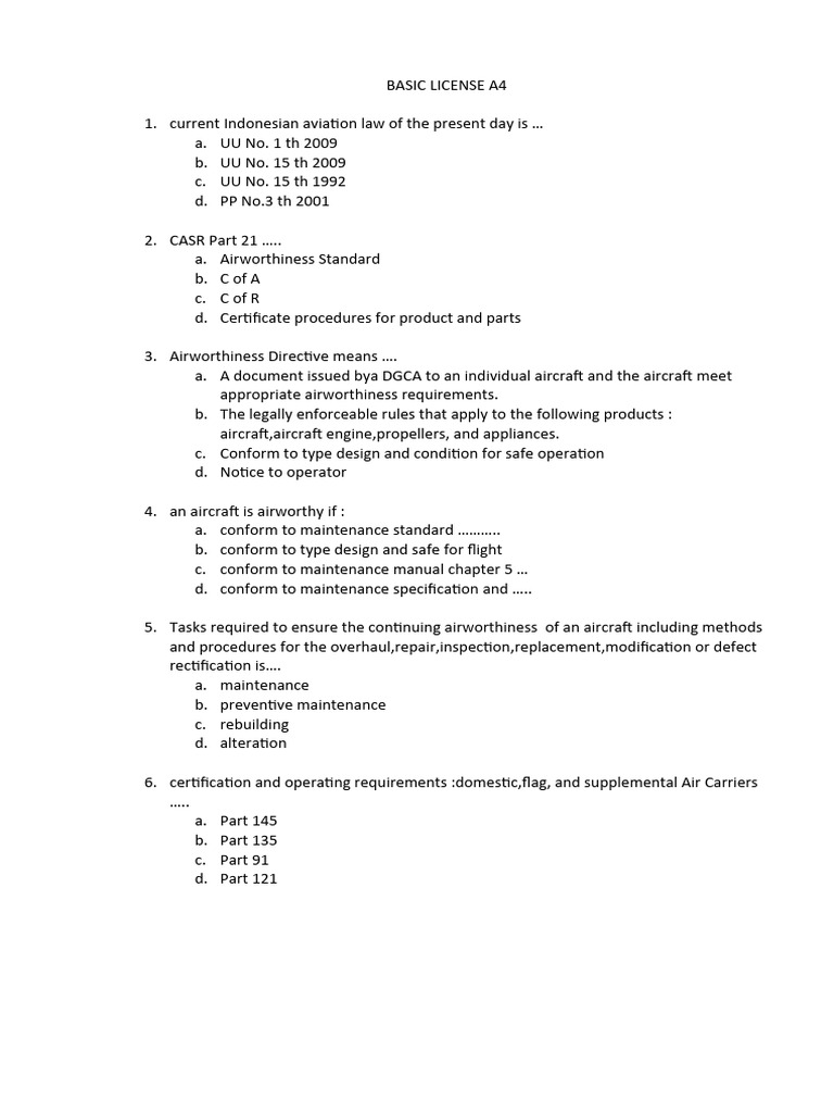 Basic License A4 ND 8 BLM ISI | PDF