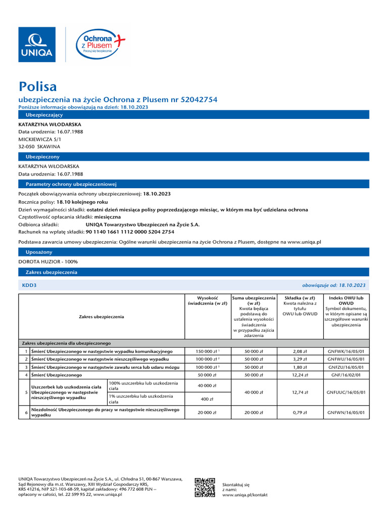 Polisa 20231023 1 | PDF