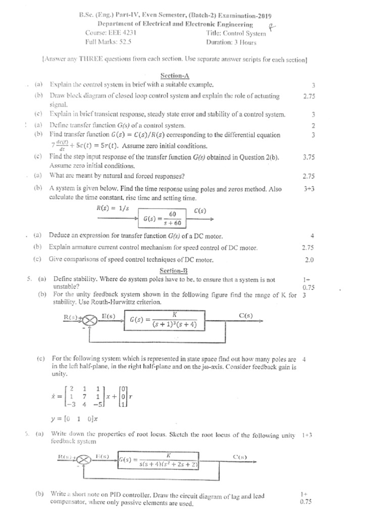 Control System | PDF
