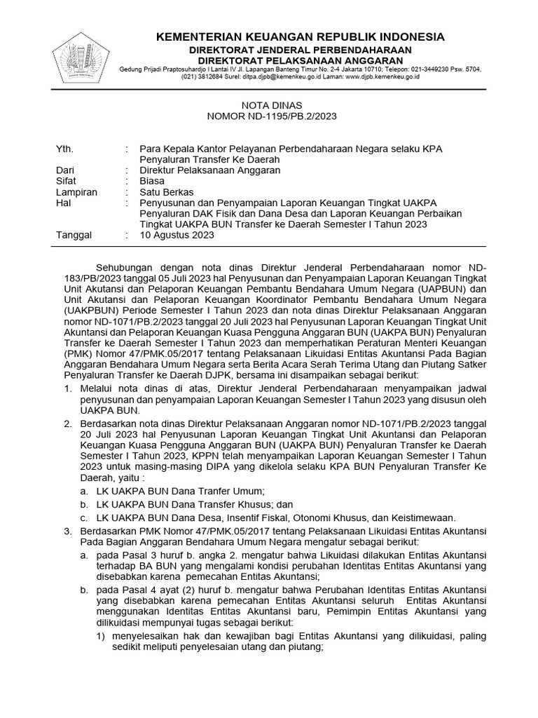 Kementerian Keuangan Republik Indonesia: Direktorat Jenderal ...