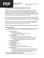 Physiotherapy Assessment Report | PDF