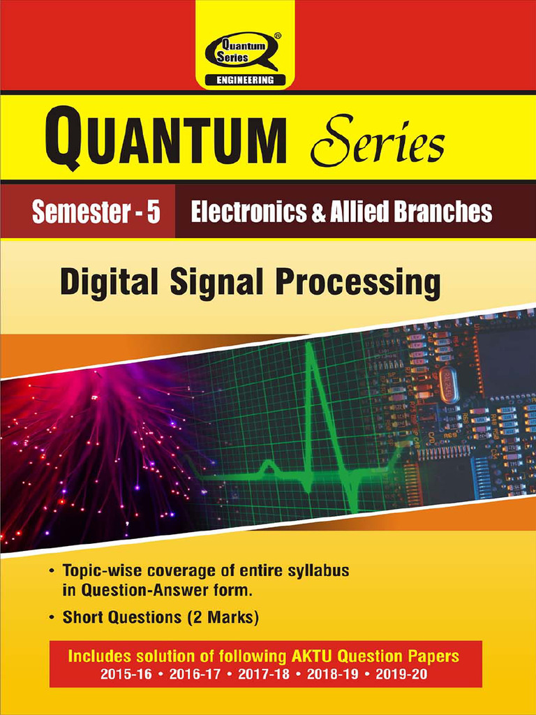 Digital Signal Processing Quantum | PDF | Discrete Fourier Transform | Digital Signal Processing