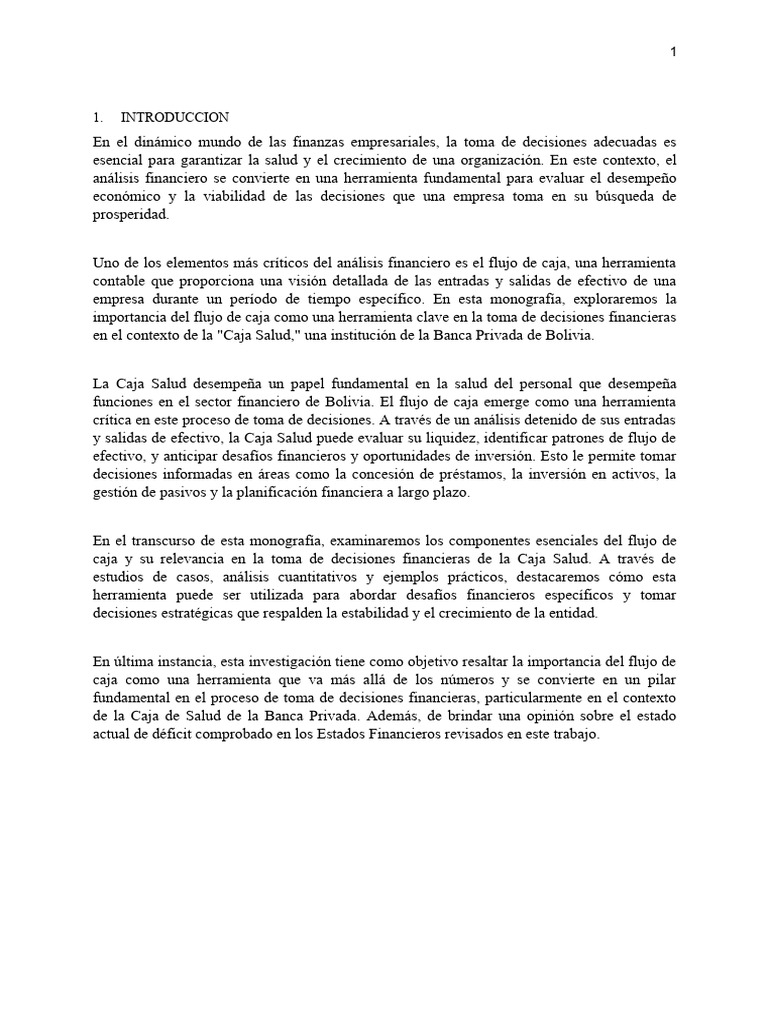 FINANZAS 2 | PDF | Presupuesto | Flujo de efectivo