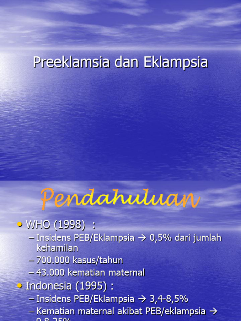 Penanganan Preeklamsia dan Eklampsia | PDF