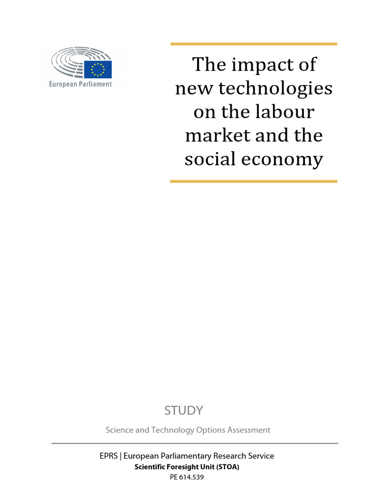 EImpact of Technology and Impact On labor-EU Report | PDF