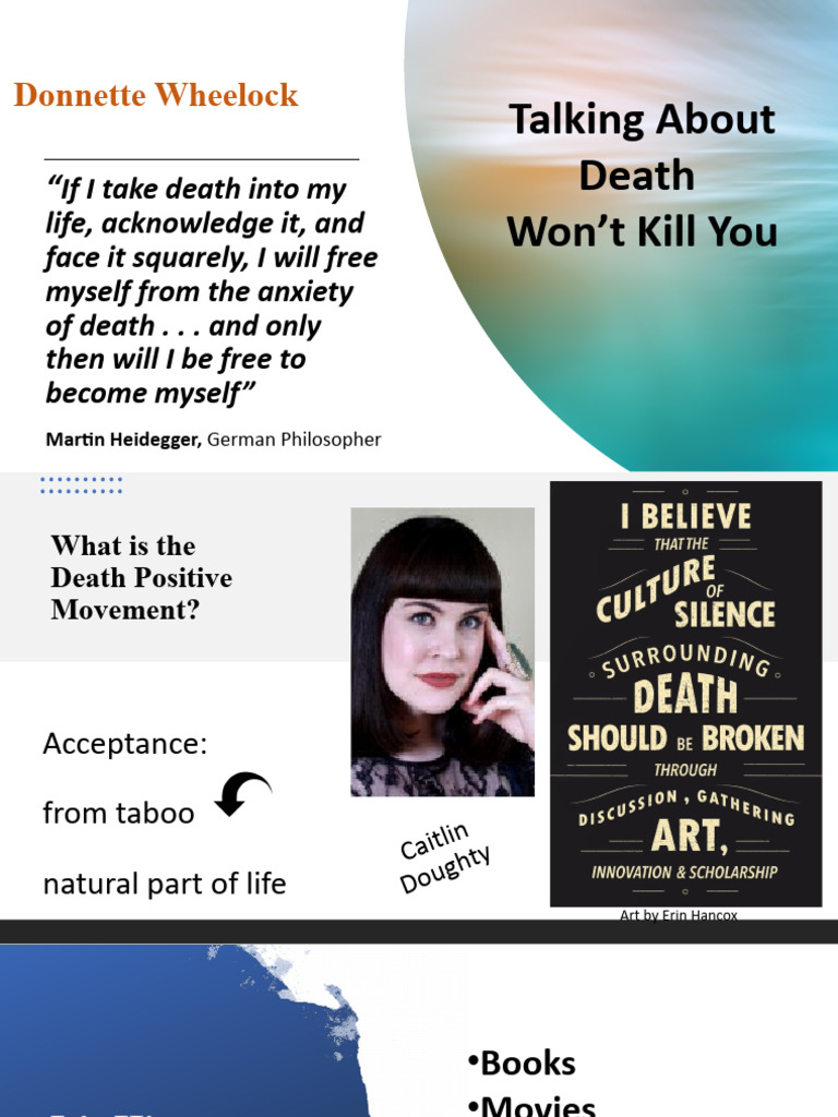 Death Positive Talk 2020 | PDF | Burial | Health Sciences