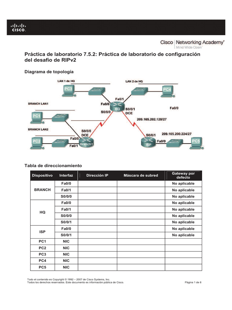 Configurando RIPv2 | PDF