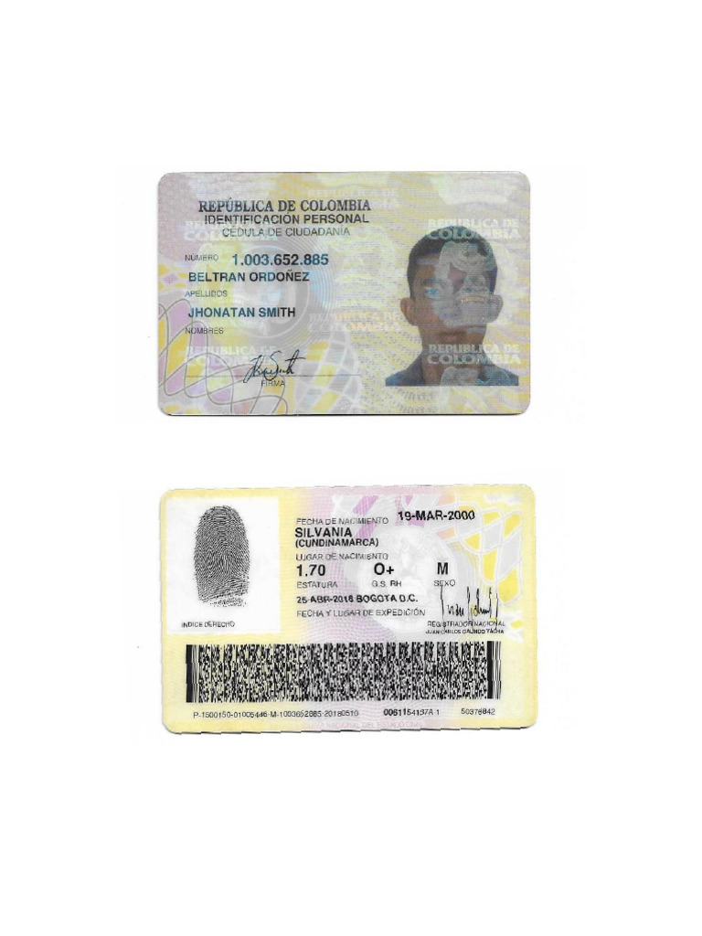 Documento de Identidad | PDF