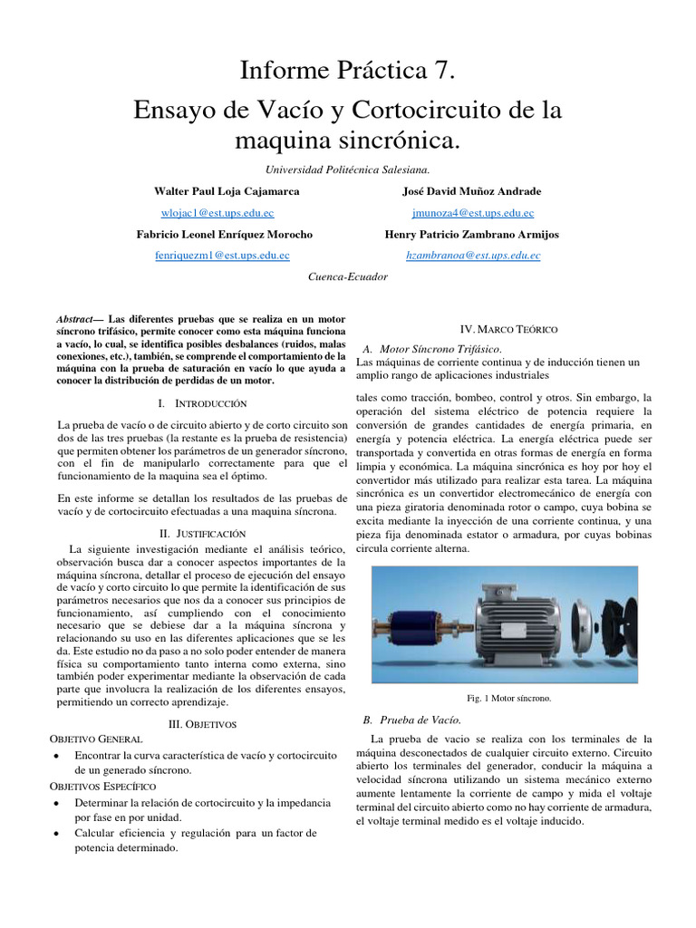 Informe 7 Loja Zambrano Muños Enriquez | PDF | Corriente eléctrica | Bienes manufacturados