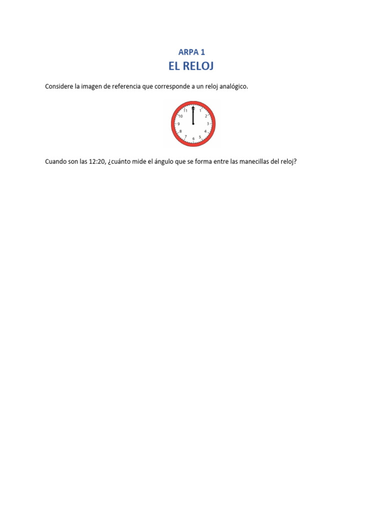 Arpa1 El Reloj | PDF