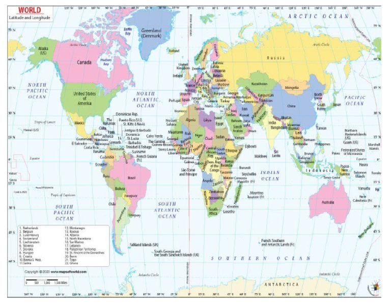 WORLD MAP (TO BE PRINT) | PDF