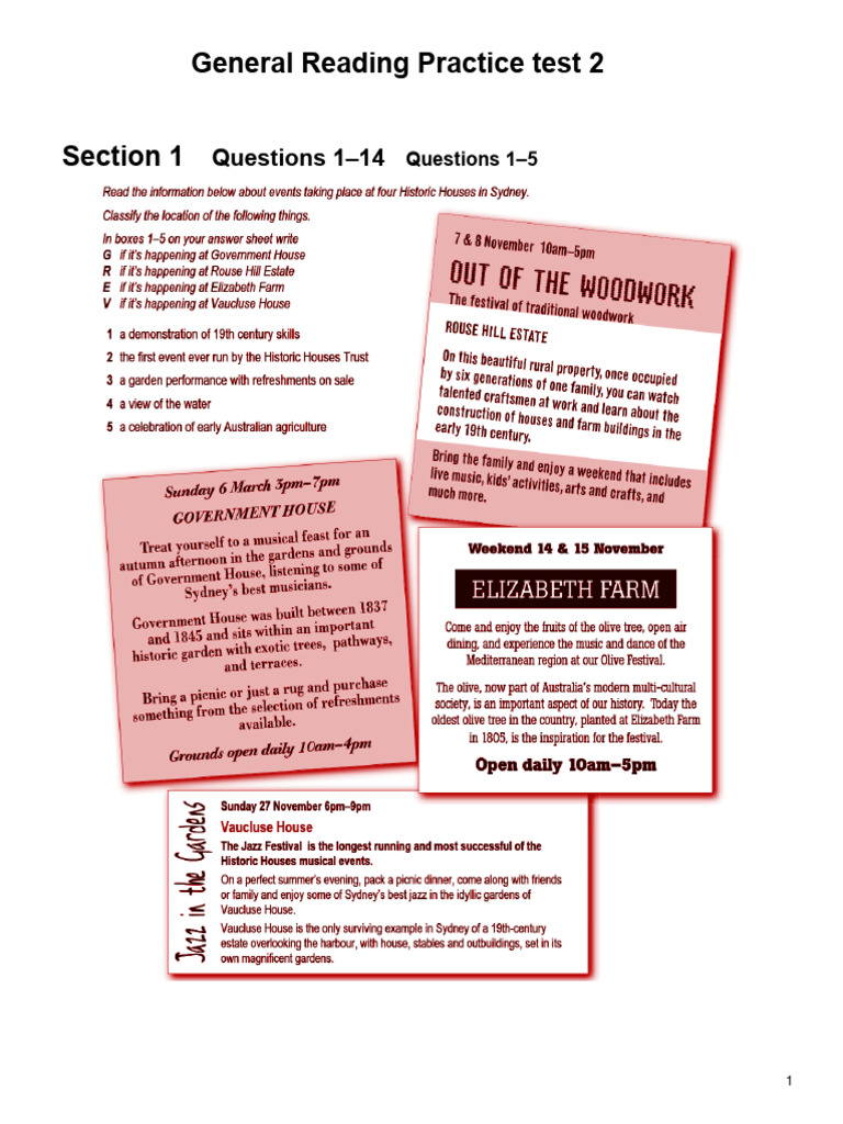 IELTS General Reading Test 2 | PDF