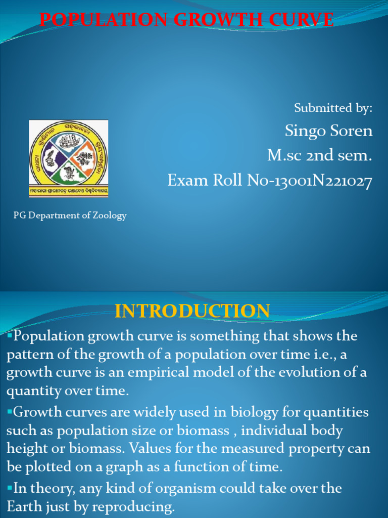 Population Growth Curve | PDF | Logistic Function | Systems Ecology