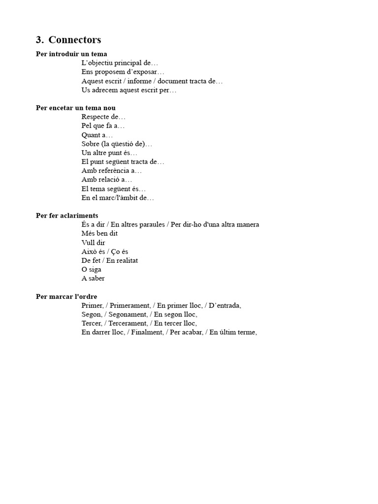 Connectors Textuals Pdf