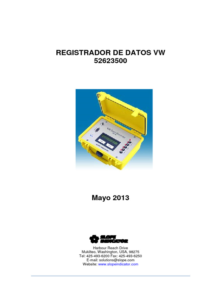 Guía del Registrador de Datos VW | PDF