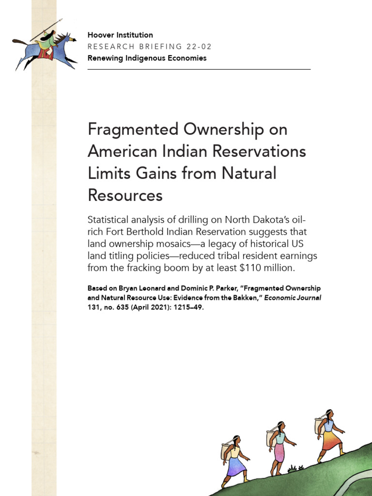 Fragmented Ownership On American Indian Reservations Limits Gains From ...
