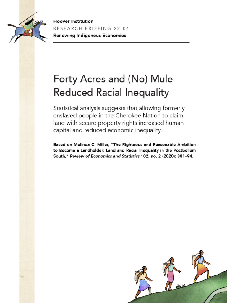 Forty Acres and (No) Mule Reduced Racial Inequality | PDF | Economic ...