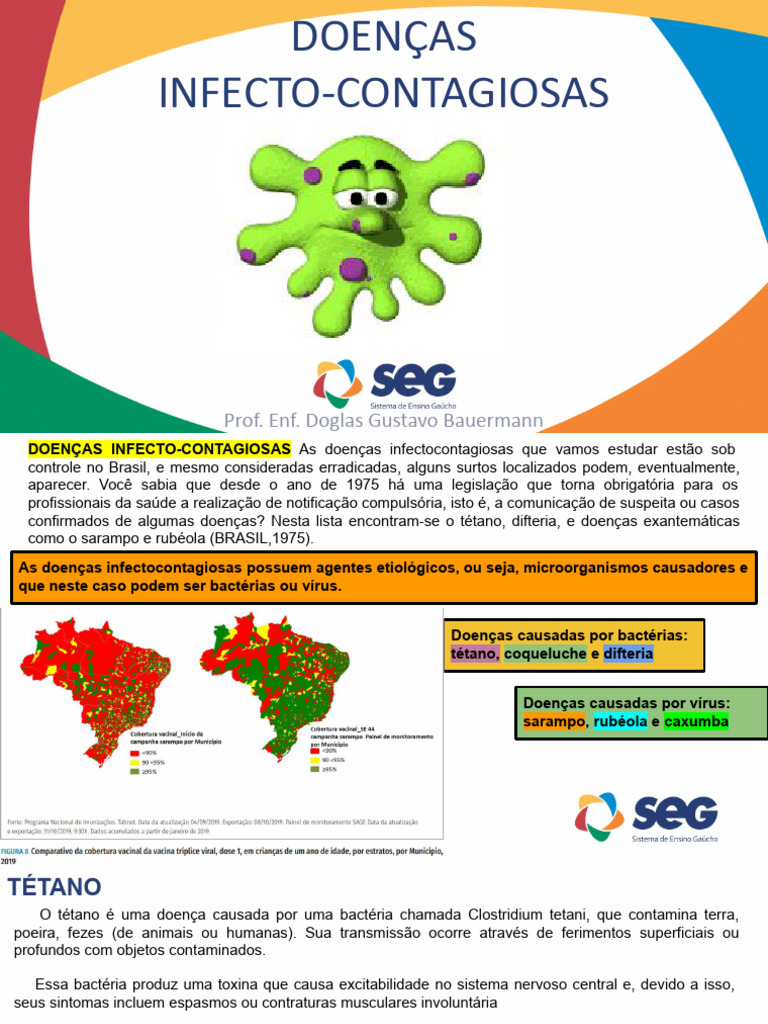 Doenças Infecto Contagiosas | PDF | Sarampo | Medicina Clínica