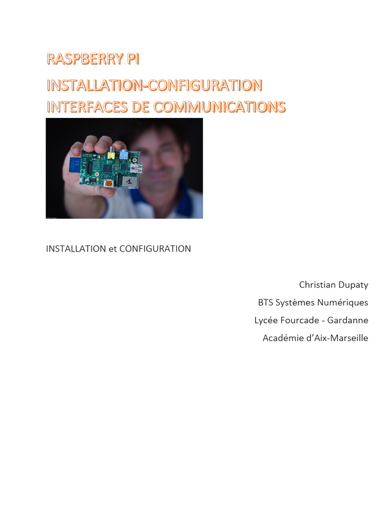 Installation et configuration de Raspberry Pi | PDF | Tarte aux ...