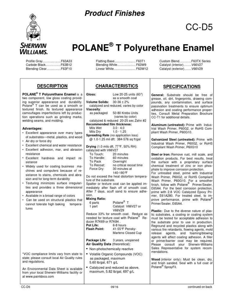 PDS Polane-T | PDF