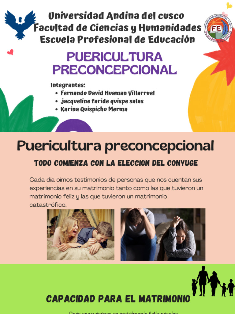 Puericultura Preconcepcional: Guía Esencial | PDF | Sexo | Dominancia ...