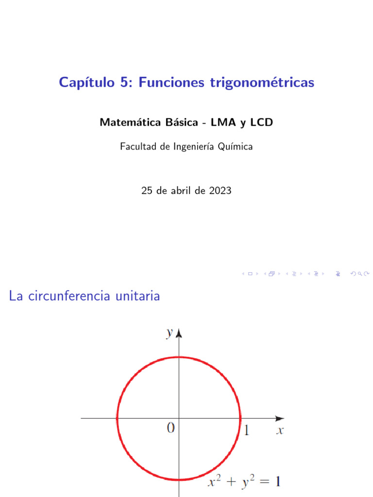 MB23 - Capítulo 5 | PDF | Ángulo | Funciones trigonométricas